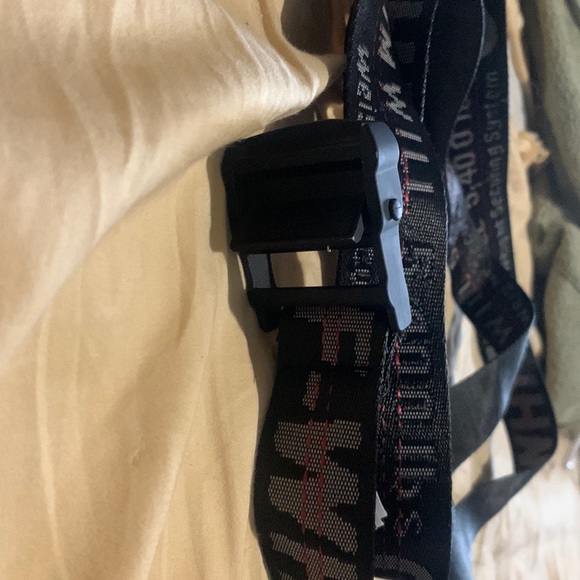 Off-White | Accessories | Offwhite Designer Belt Black And Grey | Poshmark